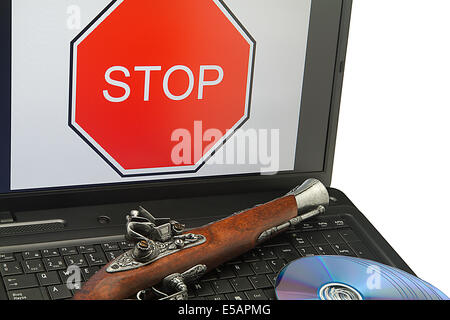 image for a campaign against hacking Stock Photo - Alamy