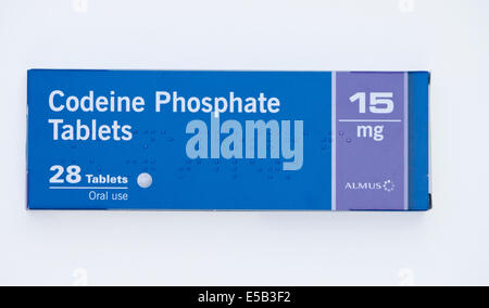 A packet of Codeine Phosphate tablets Stock Photo: 52875130 - Alamy