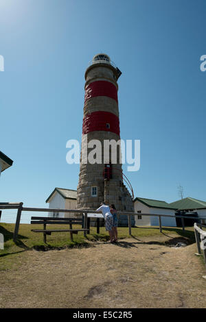 Cape Moreton Lighthouse, Moreton Island, Brisbane, Australia Stock ...
