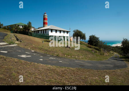 Cape Moreton Lighthouse, Moreton Island, Brisbane, Australia Stock ...