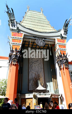 The historic TLC Chinese Theatre in Hollywood, Los Angeles Stock Photo ...