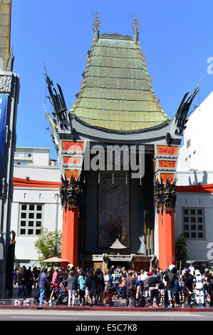 The historic TLC Chinese Theatre in Hollywood, Los Angeles Stock Photo ...