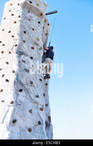 Mobile Rock Climbing Wall Stock Photo - Alamy