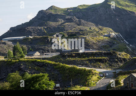 North Wales Oakeley Slate Quarry Victorian period Stock Photo - Alamy