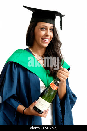 Education concept, university graduate woman and man group terrified ...