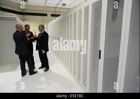Ferrera Erbognone (Pavia, Italy), the Green Data Center, facility for ...