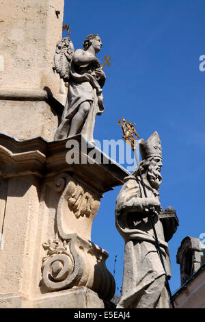 Pillar of the Holy Trinity in the Castle District in Veszprem, Hungary ...