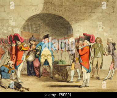 George Iv 1786 Cartoon Stock Photo - Alamy