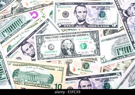 1 Dollar banknotes currency of the United States Stock Photo - Alamy
