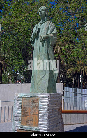 Almanzor statue, Algeciras, Cadiz-province, Region of Andalusia, Spain ...