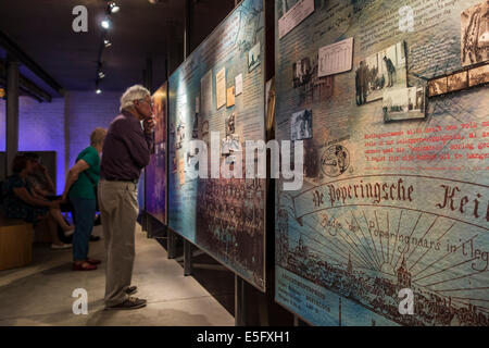Interior of WW1 Talbot House, First World War One museum at Poperinge ...