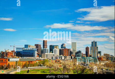 Downtown Denver cityscape on a sunny day Stock Photo - Alamy