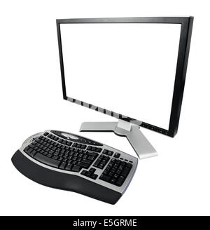 Desktop PC computer isolated Stock Photo - Alamy