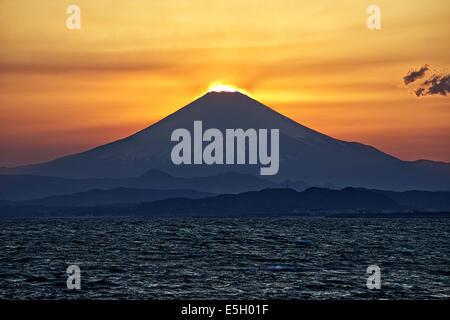 Mountain at sunset Stock Photo - Alamy