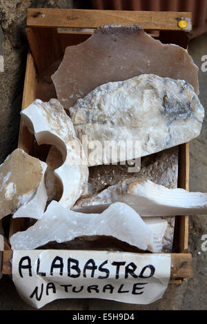 Alabastro stone, Volterra, Tuscany, Italy Stock Photo - Alamy