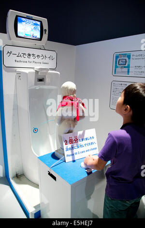 Tokyo, Japan. 1st August, 2014. The toilets of the Open Washroom of ...