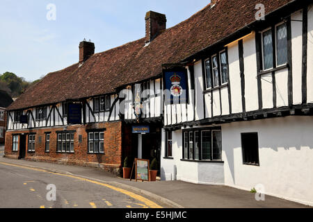 Wiltshire Salisbury The Rose and Crown Pub in Harnham Road Stock Photo ...