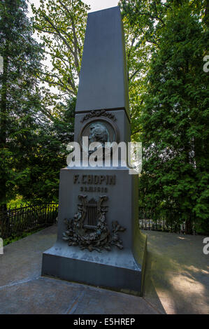 Chopin Monument-obelisk, in the park at the birth place of Frederic ...