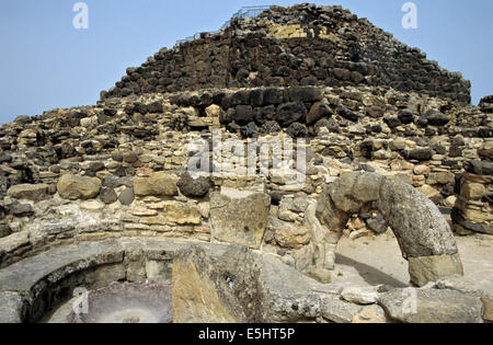 The monument called Nuraghe su Nuraxi, the most important architectural ...