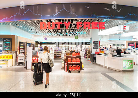 Istanbul, Turkey, Duty Free Shop in Ataturk International Airport Stock ...