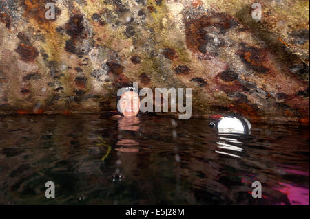 Remains of Précontinent II, Conshelf II in the Red Sea off Sudan coast ...