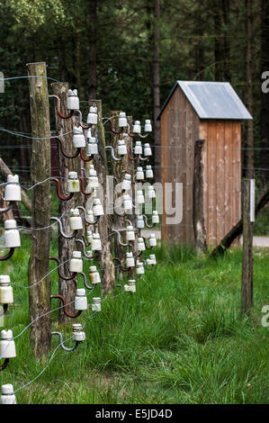 Wire of Death / Dodendraad, electric fence to control the Dutch-Belgian ...