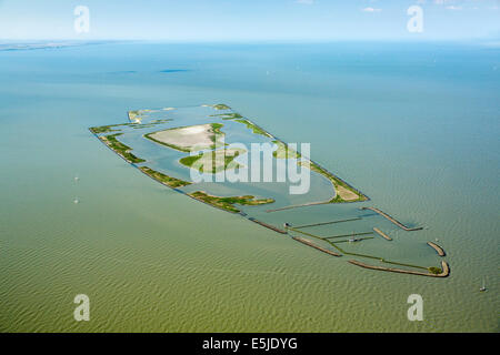 Netherlands, Andijk, Artificial island called De Kreupel, Dutch ...