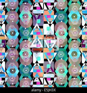 Abstract background with different geometric shapes Stock Photo - Alamy