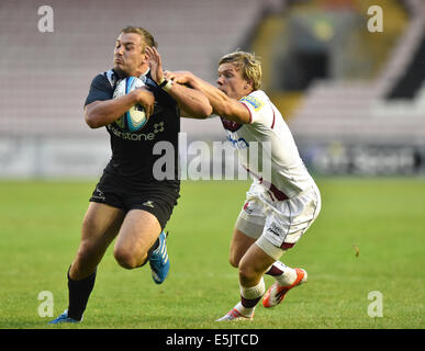Darlington, UK. 02nd Aug, 2014. Premiership Rugby 7s. Group D ...