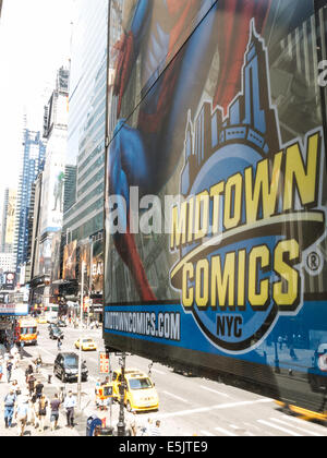 Midtown Comics Store, Times Square, NYC, USA Stock Photo - Alamy
