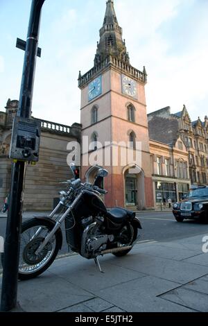 The Tron Clock,Trongate Merchant City Area, Glasgow Stock Photo - Alamy