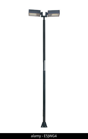 street light pole isolated on white background Stock Photo - Alamy