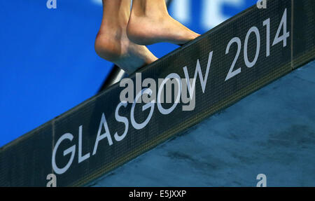 Matthew Dixon during the Mens 10m preliminary round during the British ...