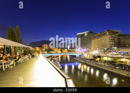 Vienna, Danube channel Stock Photo - Alamy