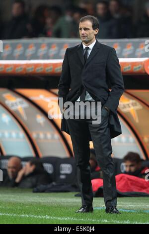 AC Milan's coach Massimiliano Allegri during ACF Fiorentina vs AC Milan ...