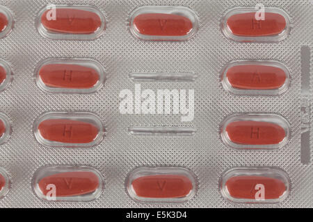 tabletten medikamente rot pillen medikament pille tablette apotheke ...