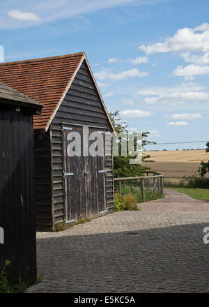 Barn on farmland in the Essex countryside Stock Photo - Alamy