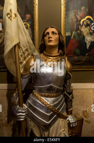 Lakewood, Ohio, USA. 03rd Aug, 2014. Ecclesiastical statuary on display ...