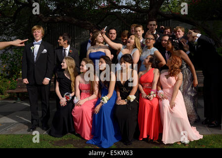 high school prom photo san francisco Stock Photo - Alamy