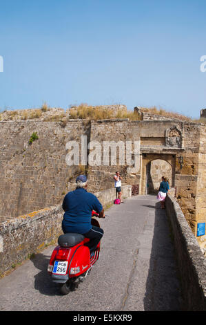Gate of St Athanasios, Old town, Rhodes town, Rhodes island, Dodecanese ...
