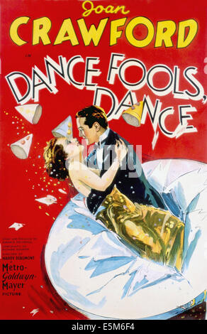 DANCE, FOOLS, DANCE, Lester Vail, Joan Crawford, 1931 Stock Photo - Alamy