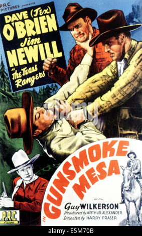 GUNSMOKE MESA, James Newill, Dave O'Brien, Guy Wilkerson, Patti McCarty ...