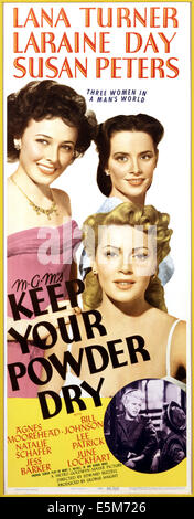 KEEP YOUR POWDER DRY, Lana Turner, Susan Peters, 1945 Stock Photo - Alamy
