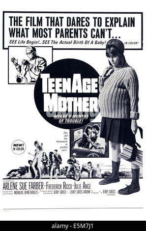 TEENAGE MOTHER, Arlene Farber, 1967 Stock Photo - Alamy