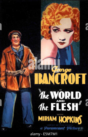 WORLD AND THE FLESH, from left: Miriam Hopkins, Alan Mowbray, 1932 ...