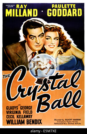THE CRYSTAL BALL, Paulette Goddard, Ray Milland, 1943 Stock Photo - Alamy