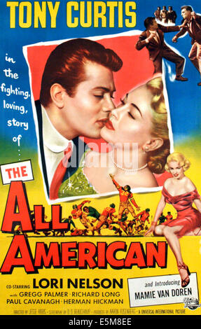 THE ALL AMERICAN, Lori Nelson, 1953 Stock Photo - Alamy