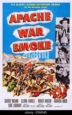 APACHE WAR SMOKE, Robert Horton, 1952 Stock Photo - Alamy