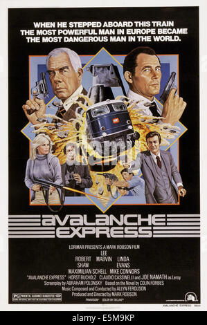 AVALANCHE EXPRESS, Mike Connors, Lee Marvin, 1979, TM and Copyright ...
