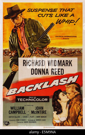 BACKLASH, Donna Reed, Richard Widmark, 1956 Stock Photo - Alamy